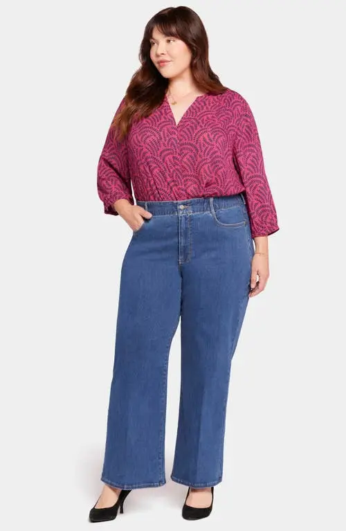 NYDJ Waist Match Wide Leg Jeans
