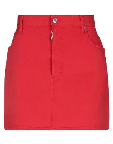 Dsquared2 Flared Denim Skirt - Red