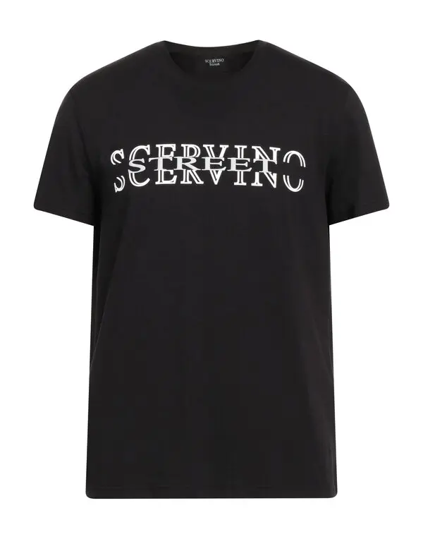 Ermanno Scervino T-shirt Size Cotton, Elastane - Black