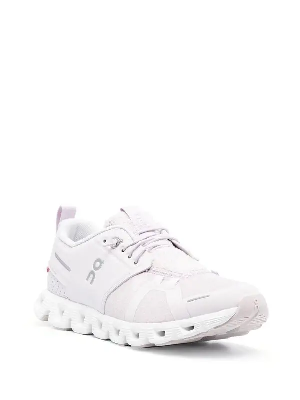 On Side Logo-print Detail Sneakers - Purple