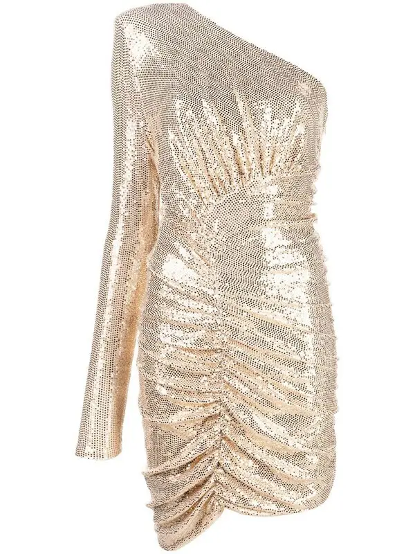 Alexandre Vauthier One-shoulder Sequin Mini Dress - Neutrals