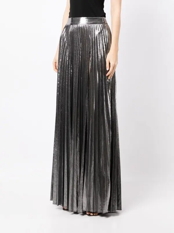 Retrofete Cressida Pleated Maxi Skirt