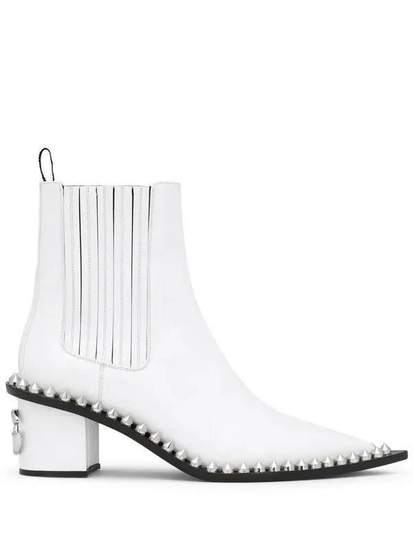 Dolce & Gabbana Studded Ankle Boots