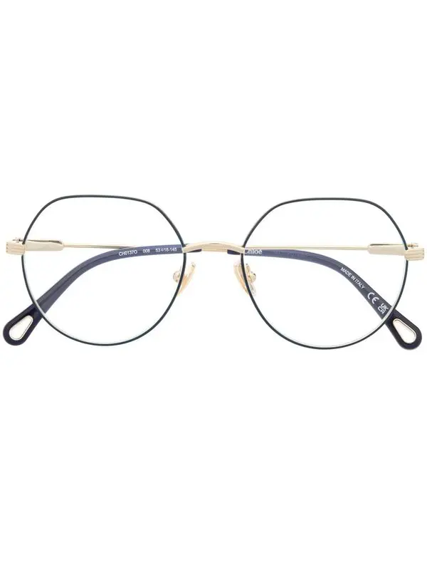 Chloé Round-frame Glasses - Blue