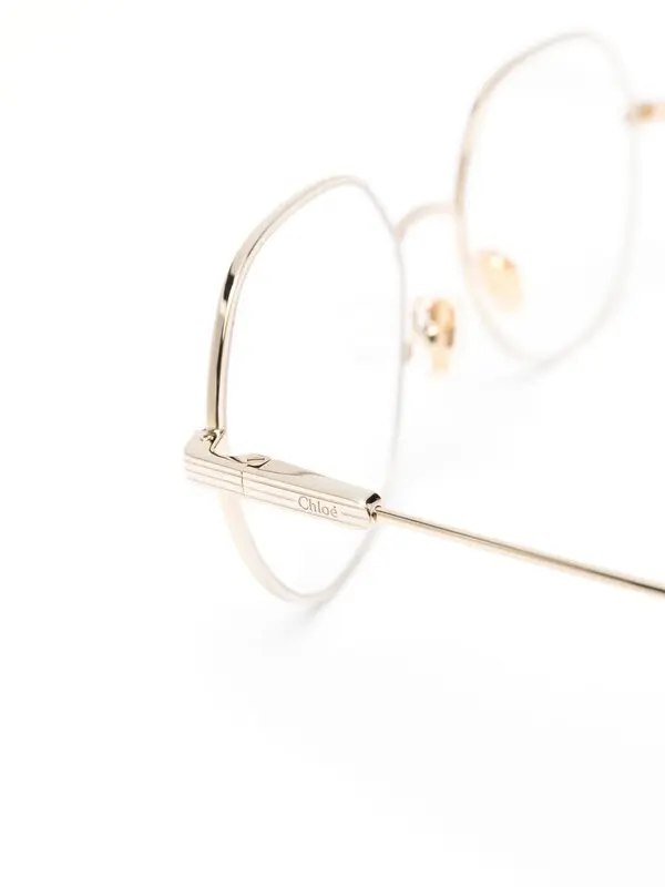 Chloé Round-frame Glasses - Blue