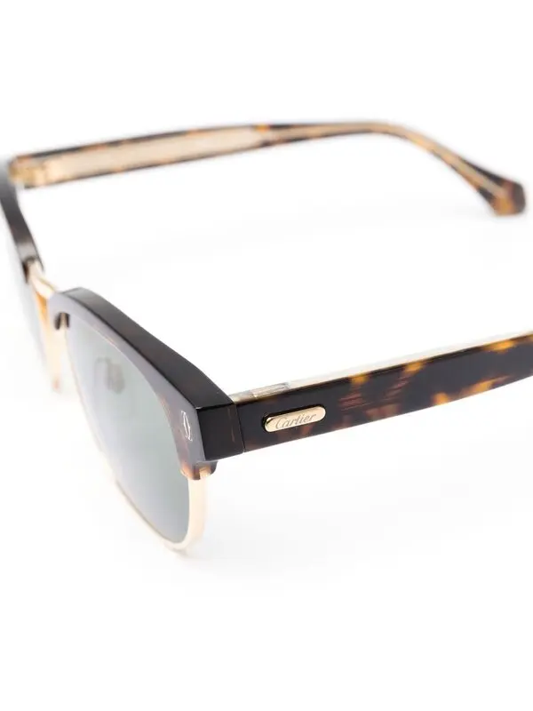 Cartier Tortoiseshell-effect Sunglasses