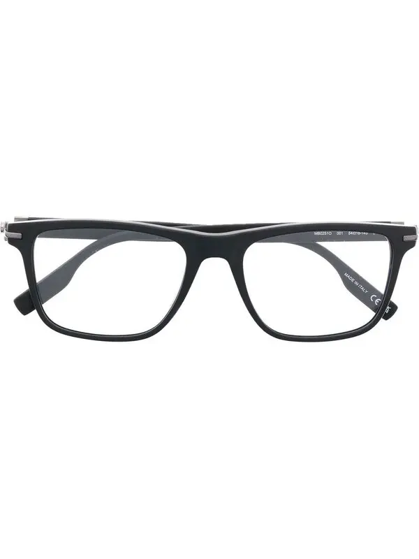 Montblanc Rectangular Eyeglasses - Black