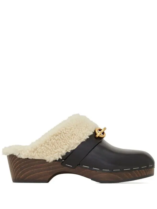 Saint Laurent Toff 15 Clog Mules - Black