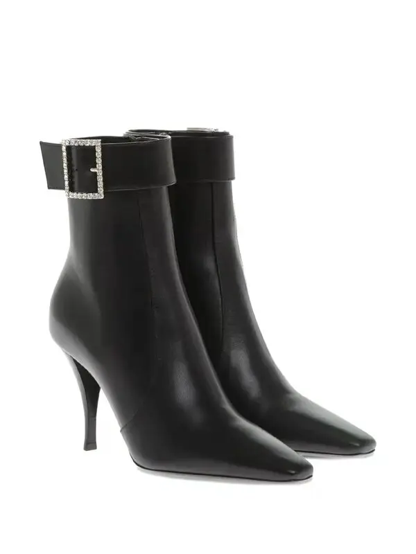Saint Laurent 90mm Claude Leather Boots