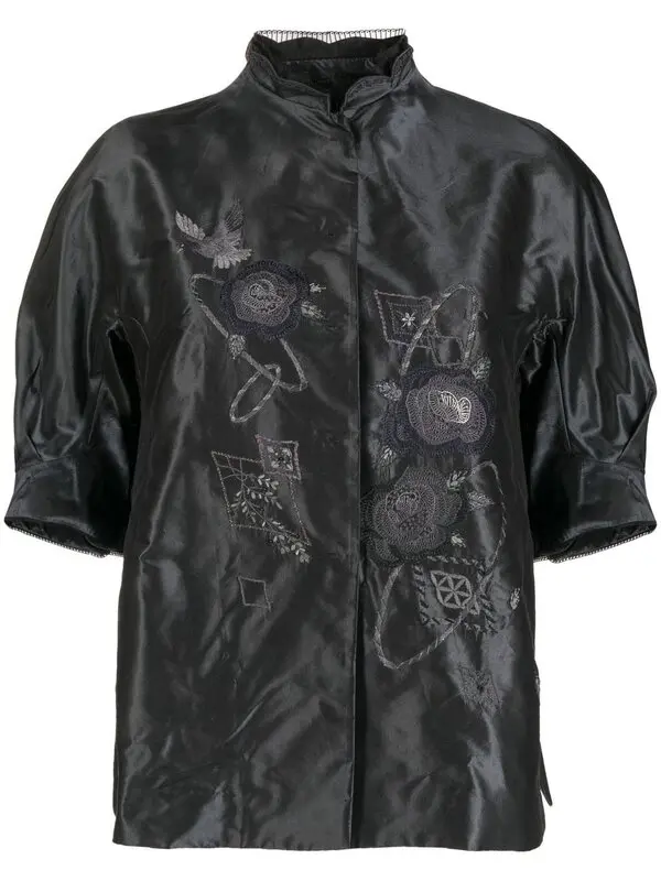Shiatzy Chen Embroidered Silk Jacket