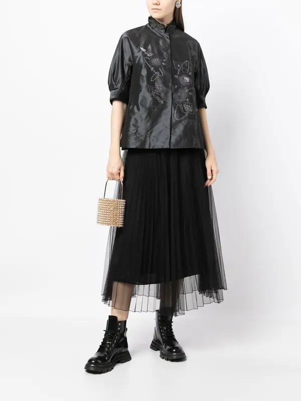 Shiatzy Chen Embroidered Silk Jacket