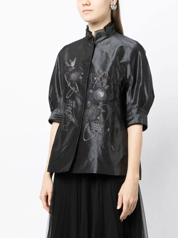 Shiatzy Chen Embroidered Silk Jacket