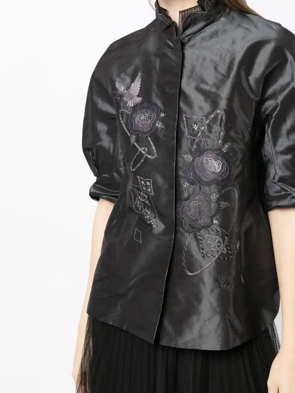 Shiatzy Chen Embroidered Silk Jacket
