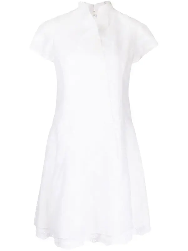 Shiatzy Chen Lace-underlay Dress