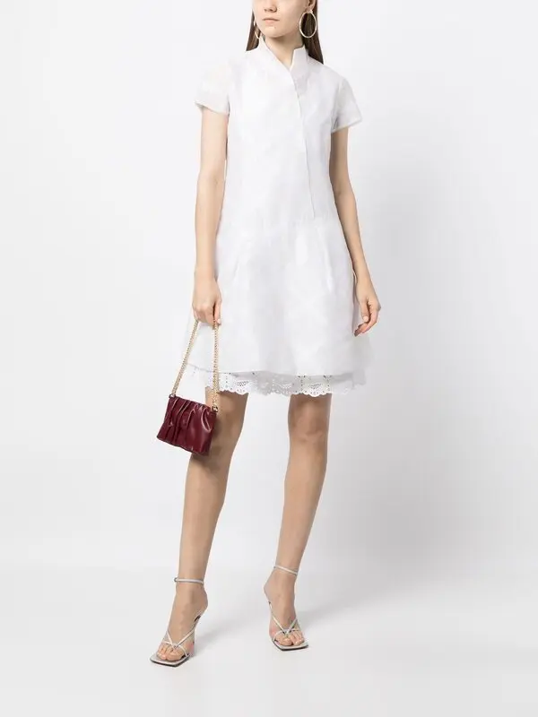 Shiatzy Chen Lace-underlay Dress