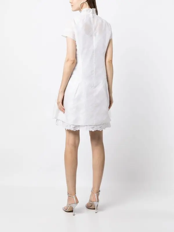 Shiatzy Chen Lace-underlay Dress