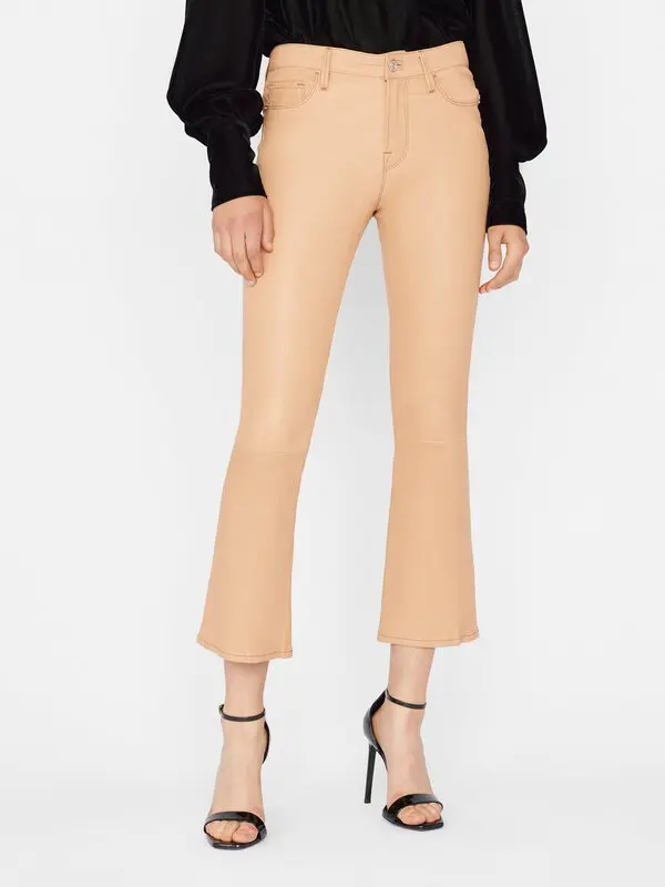 FRAME Leather Le Crop Mini Boot