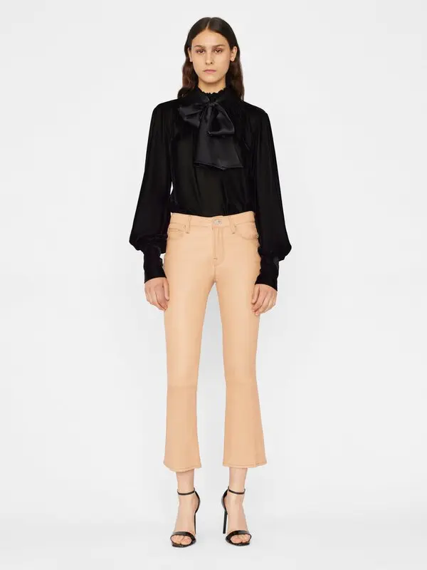 FRAME Leather Le Crop Mini Boot