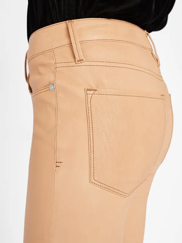 FRAME Leather Le Crop Mini Boot
