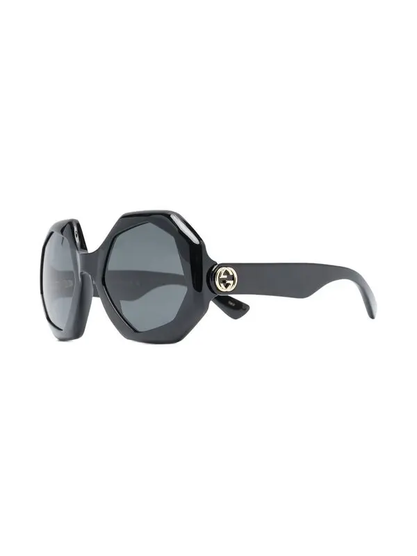 Gucci Geometric Frame Sunglasses