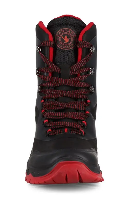 SANTANA CANADA Tanya Waterproof Snow Boots - Black Red