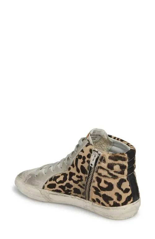 GOLDEN GOOSE Genuine Calf Hair High Top Sneakers