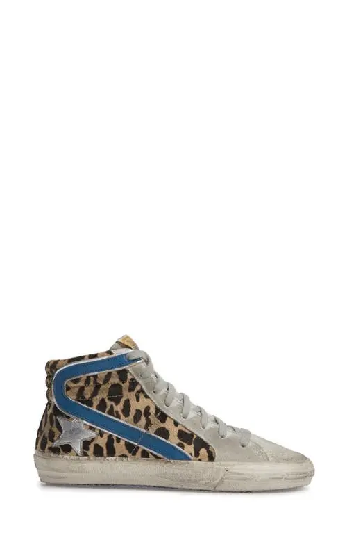 GOLDEN GOOSE Genuine Calf Hair High Top Sneakers