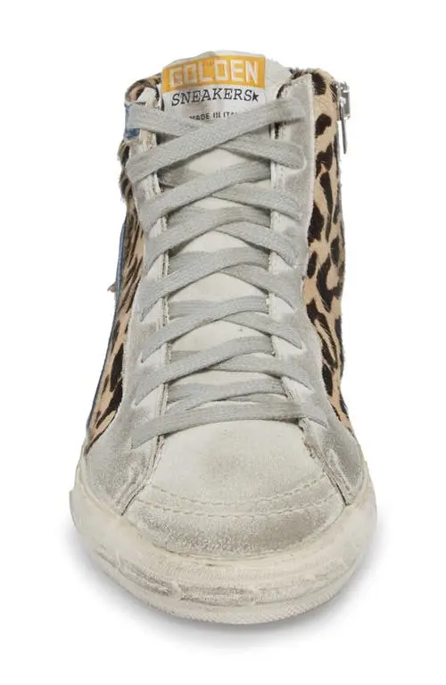 GOLDEN GOOSE Genuine Calf Hair High Top Sneakers