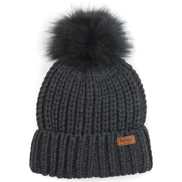 Barbour Saltburn Beanie - Charcoal