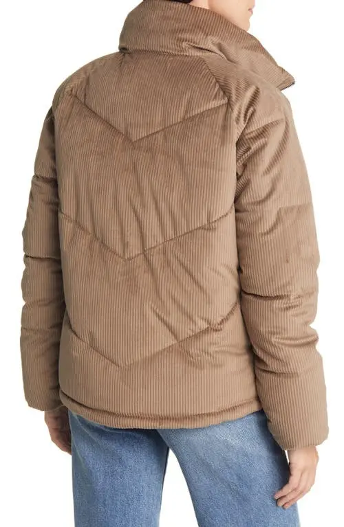 Vero Moda Debbie Harlie Corduroy Puffer Jacket