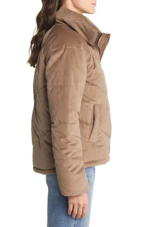 Vero Moda Debbie Harlie Corduroy Puffer Jacket