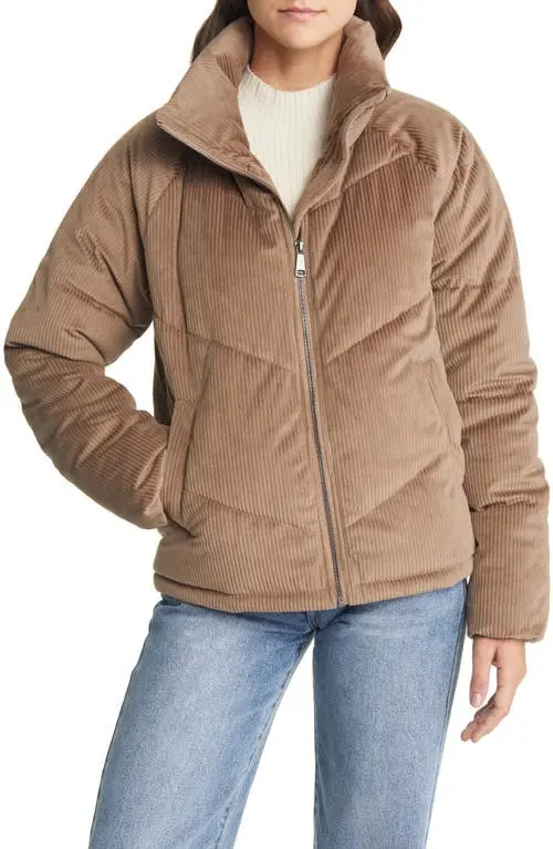 Vero Moda Debbie Harlie Corduroy Puffer Jacket