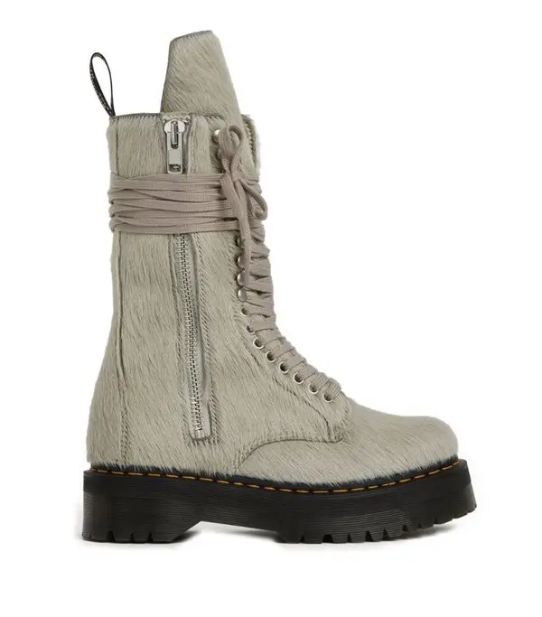 Rick Owens X Dr. Martens Lace-up Boots