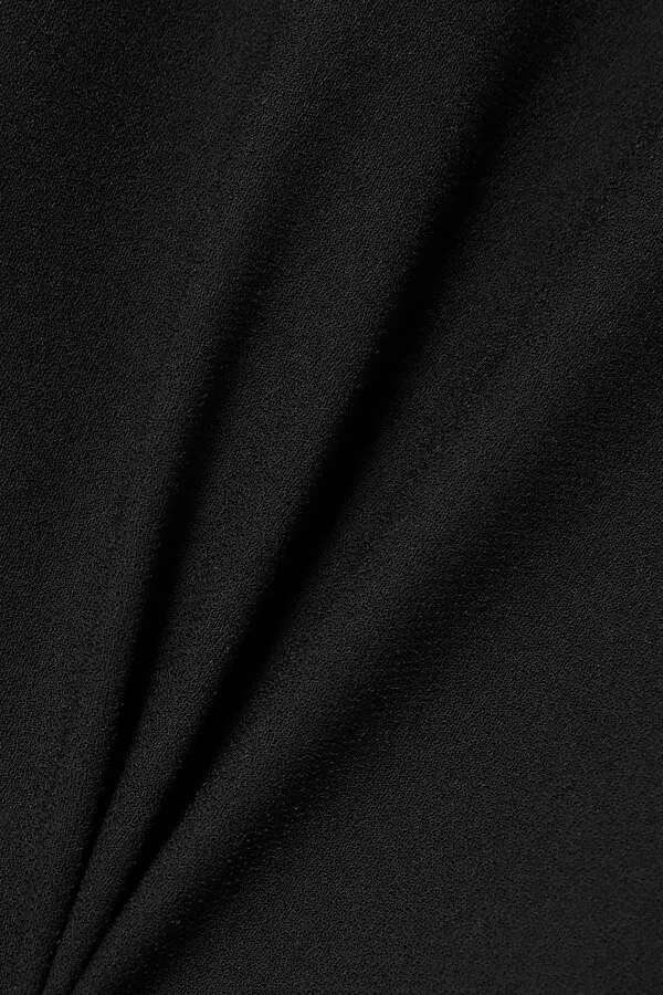 MONOT Open-back Crepe Halterneck Maxi Dress