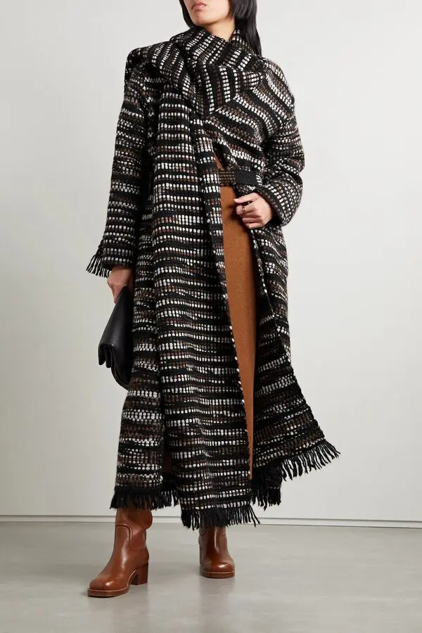 Gabriela Hearst Larkin Fringed Cashmere Cardigan