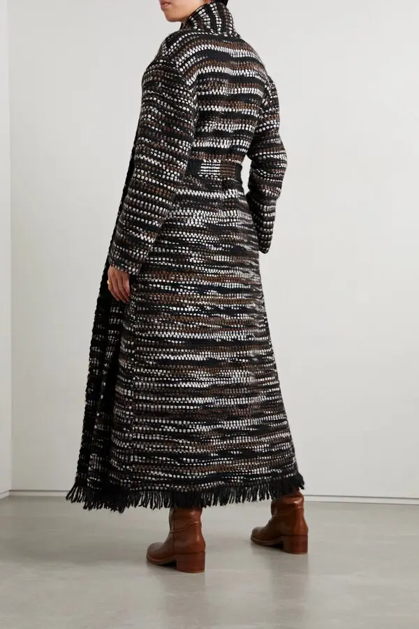 Gabriela Hearst Larkin Fringed Cashmere Cardigan