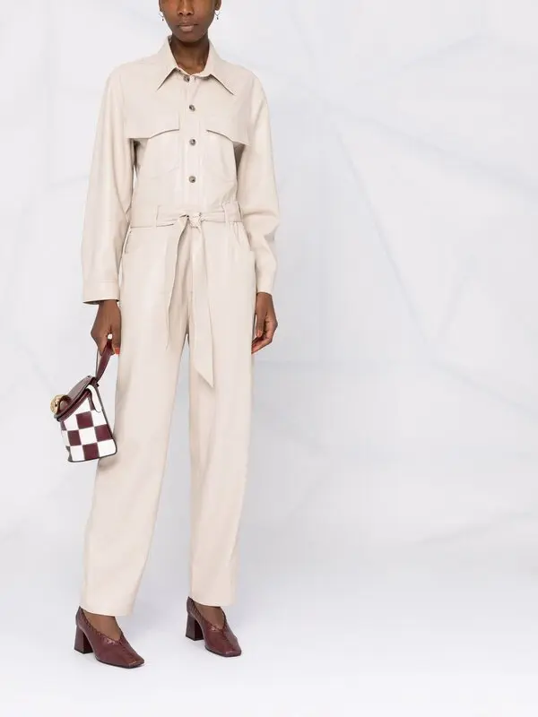 Nanushka Belted Long-sleeved Boilersuit