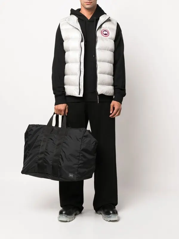 Canada Goose Crofton Logo-patch Padded Gilet - Silver