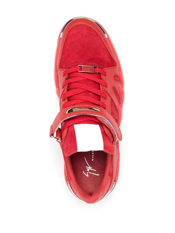 GIUSEPPE ZANOTTI Talon Low-top Sneakers - Red