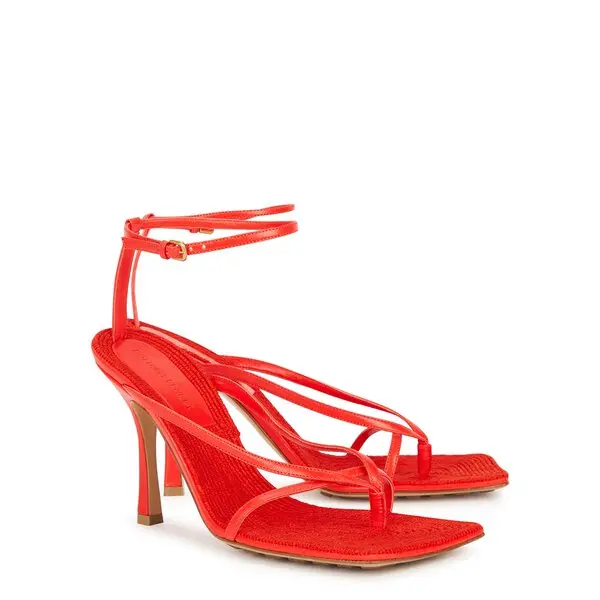 Bottega Veneta Stretch 90 Leather Thong Sandals