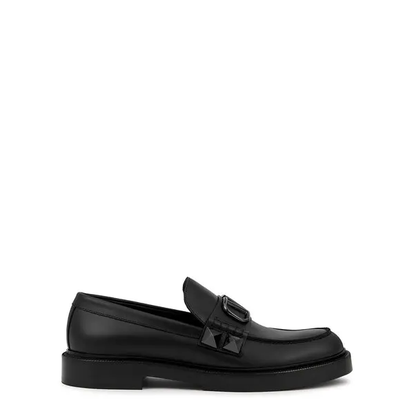 Valentino Garavani Studded Leather Loafers
