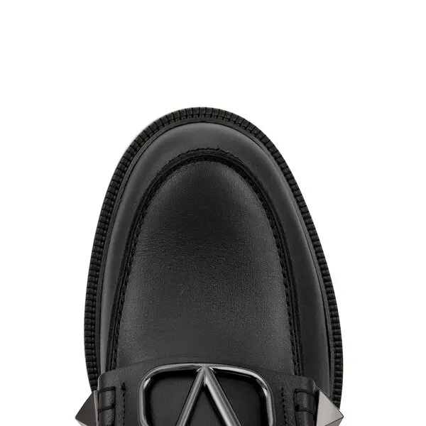 Valentino Garavani Studded Leather Loafers