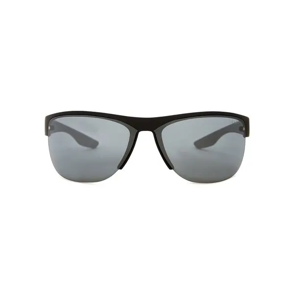 Prada Matte Wrap-around Sunglasses, Sunglassess