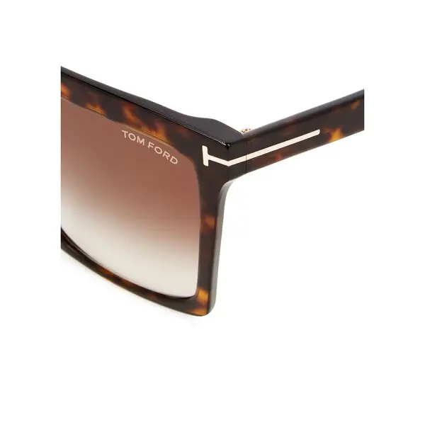 TOM FORD Sabrina Tortoiseshell Square-frame, Sunglasses