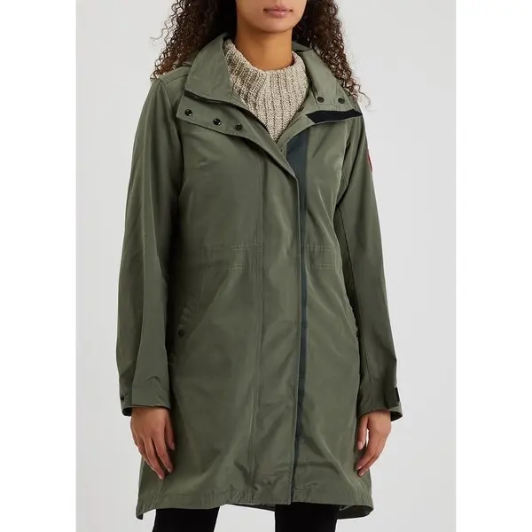 Canada Goose Belcarra Hooded Shell Jacket, Jacket, Coat - Sage