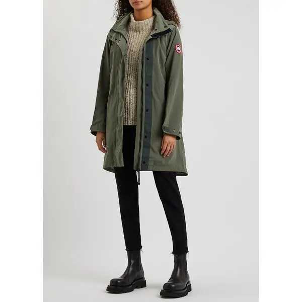 Canada Goose Belcarra Hooded Shell Jacket, Jacket, Coat - Sage