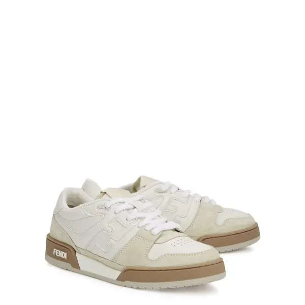 Fendi Match Panelled Leather Sneakers