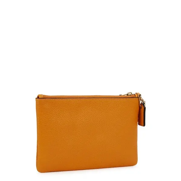 COACH Grained Leather Pouch