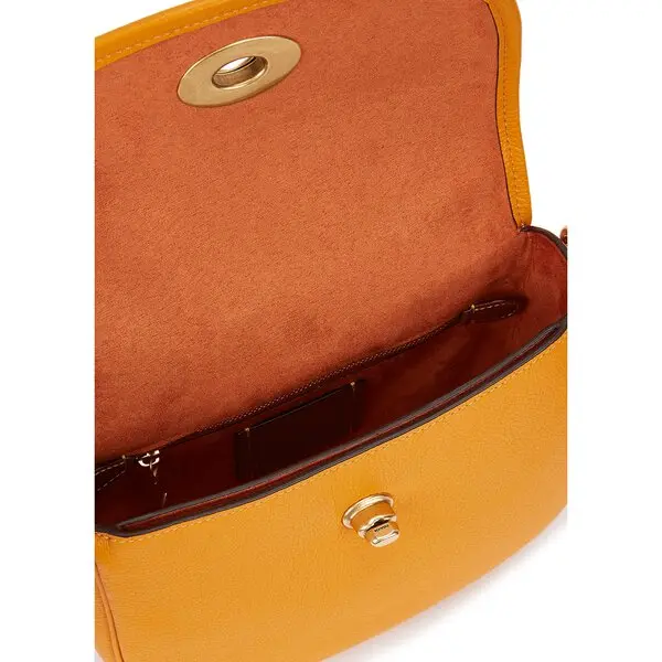 COACH Willow Orange Leather Cross-body Bag
