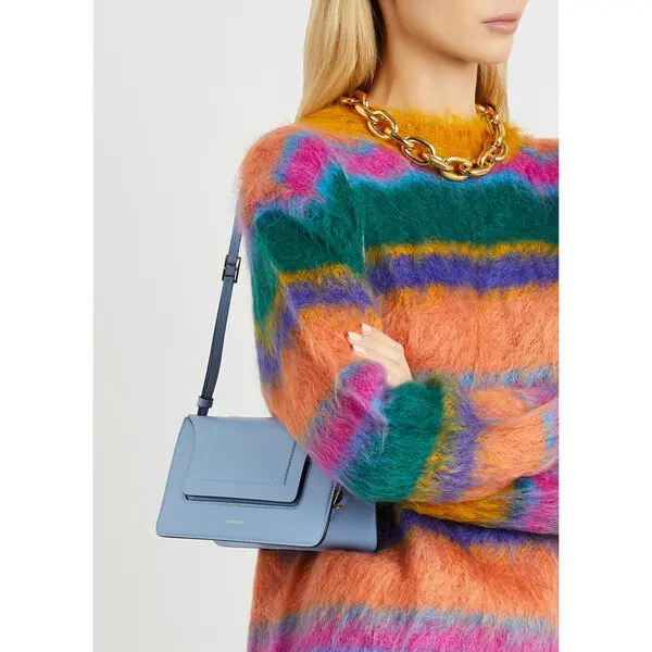 WANDLER Penelope Mini Leather Shoulder Bag